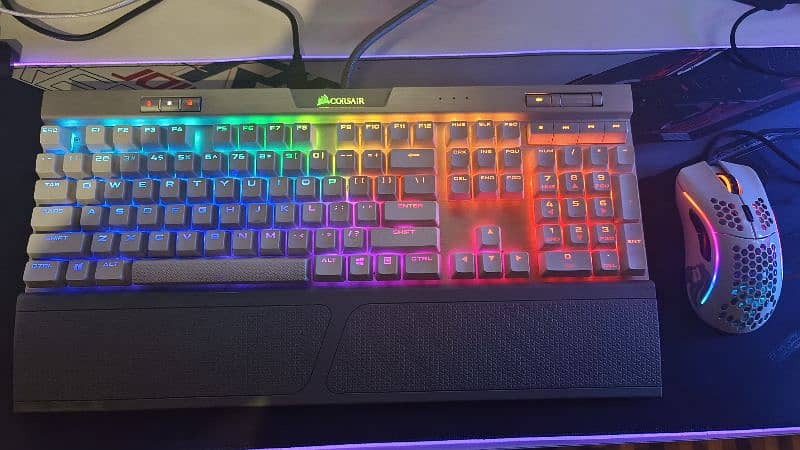Corsair Mechanical Keyboard K70 Mk. 2 Se white Rgb - Computer ...