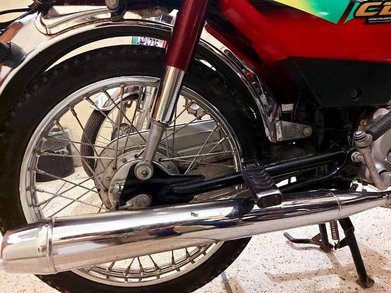 Honda cd 70 red colour 2022 model - Standard - 1089286459