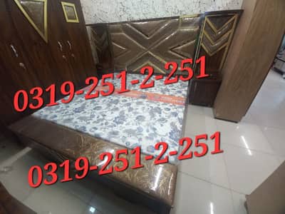 Bedroom set four piece lamination patex - Beds - 1089654775