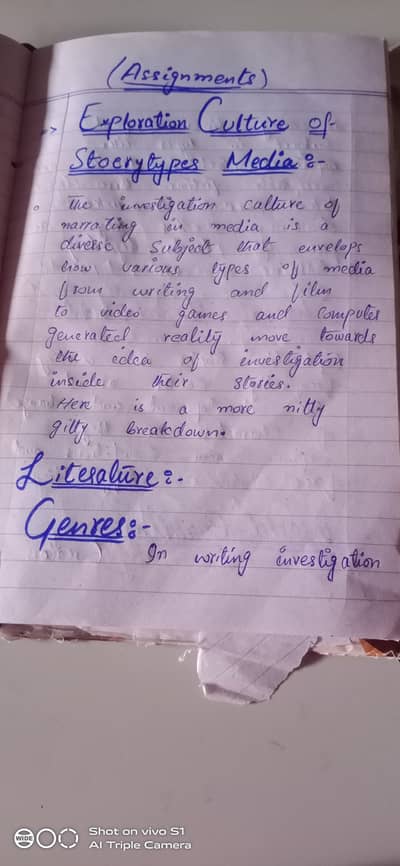 Handwritten assignment work - Content Writing Jobs - 1090026912