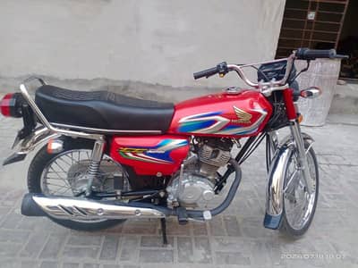 Brand New Honda CG 125 RED 2022 Model Lush Showroom condition ...