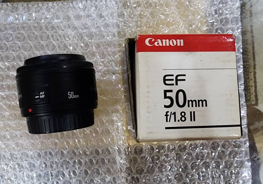 CANON 50mm EFS F/1.8 WITH BOX - Camera Lenses - 1090502248