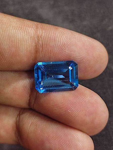 Natural Blue topaz Stone 7.24 ct. - Jewellery - 1090739544