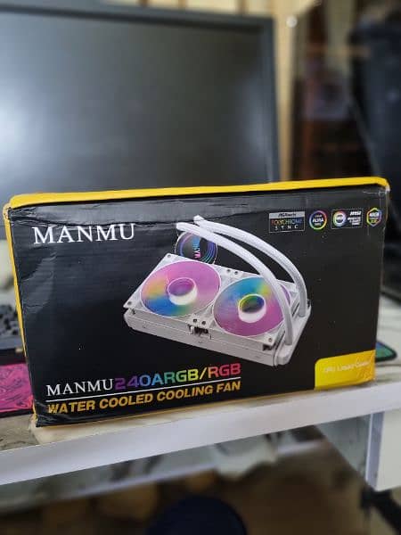 Manmu 240m Liquid Cpu Cooler ARGB - Computer & Laptop Accessories ...