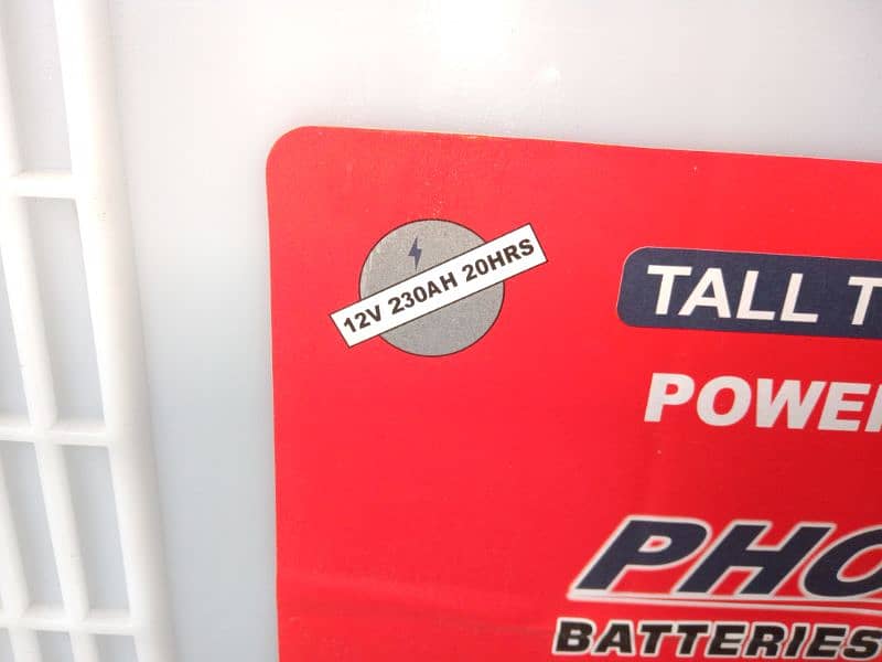 Phoenix TX2500 230ah Solar system Battery Tall Tubular Battery ...