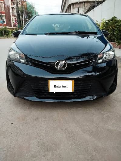 Toyota Vitz Spider Model 2014 Reg. 2017 Black Color original condition ...