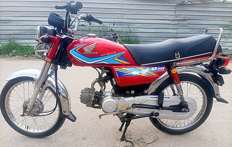 Honda CD 70 red model 2019 70cc for sale - Standard - 1091379926