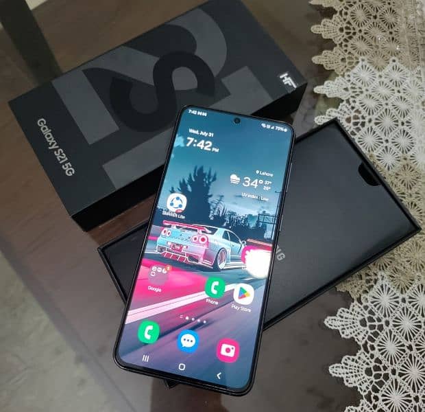 Samsung S21 5g Pta Approved With Box - Mobile Phones - 1091688039