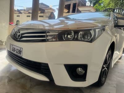 toyota corolla altis grande 2015 model super white total orginal panit ...