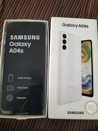 Samsung AO4s 4gb 128gb 10by10 location Jranwala exchange possible ...