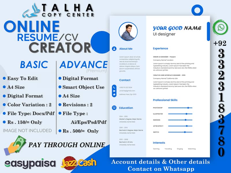 CV | Resume/Cv Maker | Professional CV |Curriculum Vitae | Templates ...