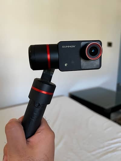 Camera with Attached Gimble - Video Cameras - 1092561402