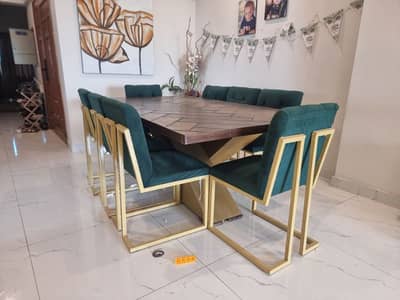 Emerald Green Luxury Dining Table for 8 People - Tables & Dining ...