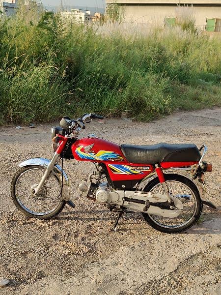 Honda CD 70 2021 model Islamabad number* - Standard - 1092736558