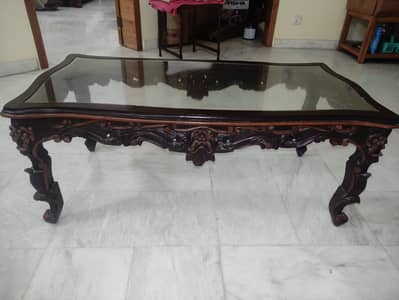 5 Seater Sofa Set with Centre Table. Chinyoti Sofa. Sheesham wood ...