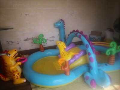 intex wet set, pool with slide - Swings & Slides - 1093499965