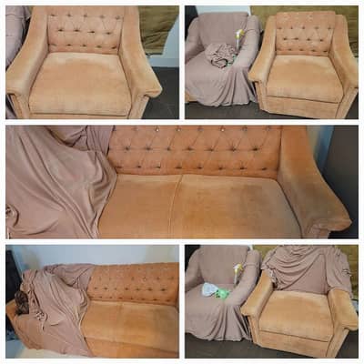 5 seater sofa set slightly used - Sofas - 1093603996
