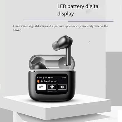 A9 PRO EARBUDS WITH DIGITAL SCREEN - Earphones - 1093844589