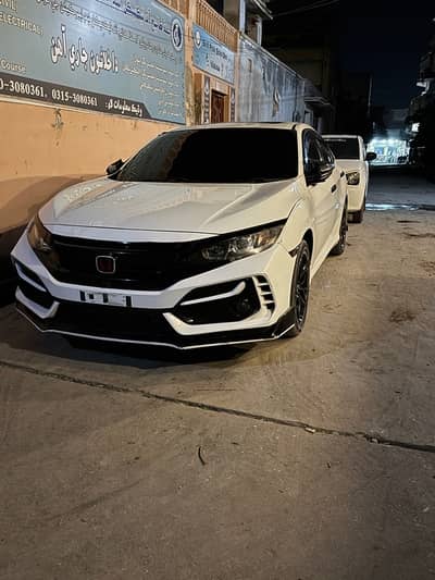 honda civic x type R bumpers front back side skirt and spoiler - Cars ...