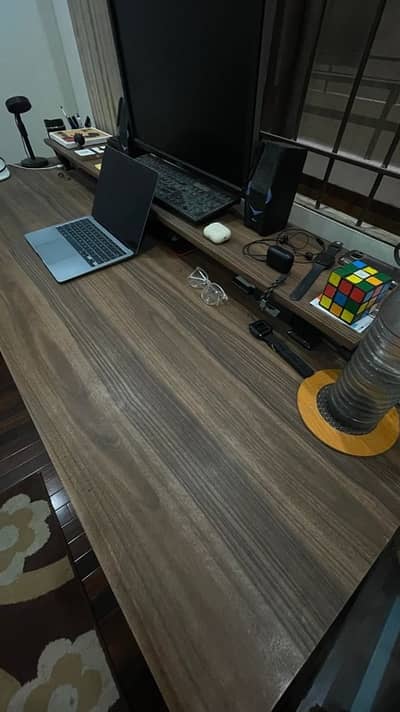 Premium Computer Table with Monitor Stand - Tables & Dining - 1094108815