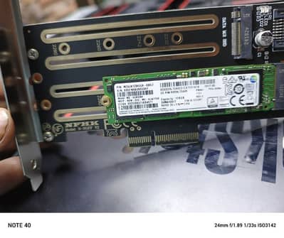 128gb nvme with Dual Port NVME ssd card - Computer Components - 1093204419