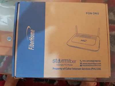 High speed storm fibre Modem complete box with HD box - Android Boxes ...