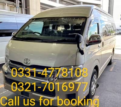 Rent a New Toyota Hiace Grand Cabin, Coaster, Prado, Fortuner, Cruiser ...