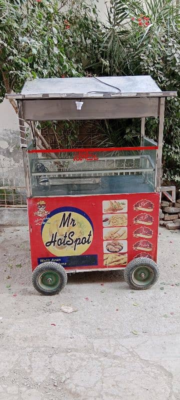Food stall with double fryer - Food Stalls - 1096080509