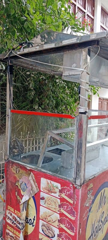 Food stall with double fryer - Food Stalls - 1096080509