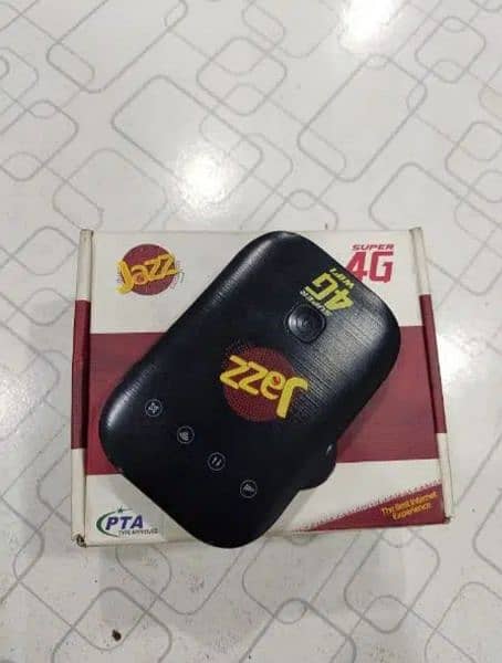 JAZZ SUPER 4G UNLOCK WIFI INTERNET DEVICE FULL BOX 9 MONTH KI WARRANTY ...