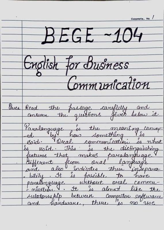 Handwriting assignment work - Content Writing Jobs - 1096850057