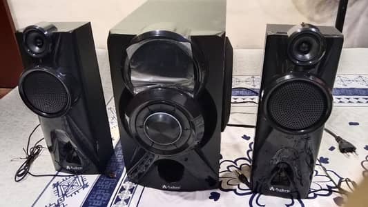 Audionic Mega 100 Advance 2.1 Sound System - Speakers - 1096876399
