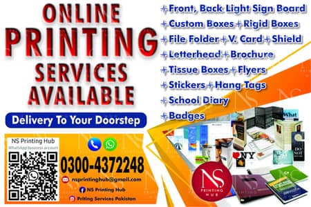 printing service, Sign board, boxes, sticker, bag, diary, flyer, vinyl ...