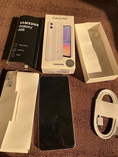 Samsung A05 6gb 128gb storage Pta Approved only box open - Mobile ...