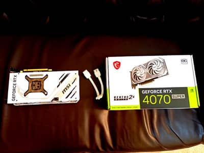 4070 super MSI white edition vectus 2x - Computer & Laptop Accessories ...
