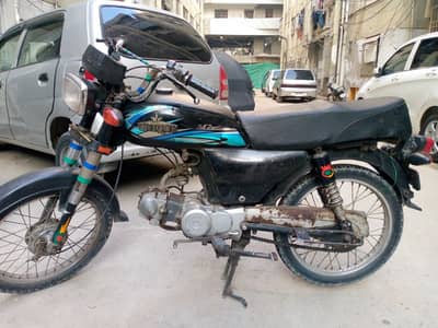 unique bike h Karachi number Hy first owner Hy cplc clear Hy sub ok ...