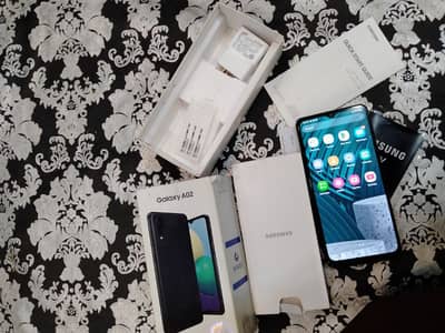 Samsung A02 with box charger - Mobile Phones - 1097724400