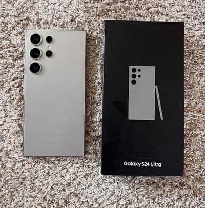Samsung S24 ultra Natural Titanium 12/256 gb dual sim Physical - Mobile ...