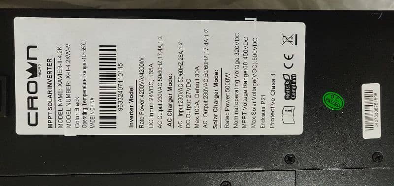Crown Xavier 6.2 kw Relax or relevo - Solar Inverter - 1097323761