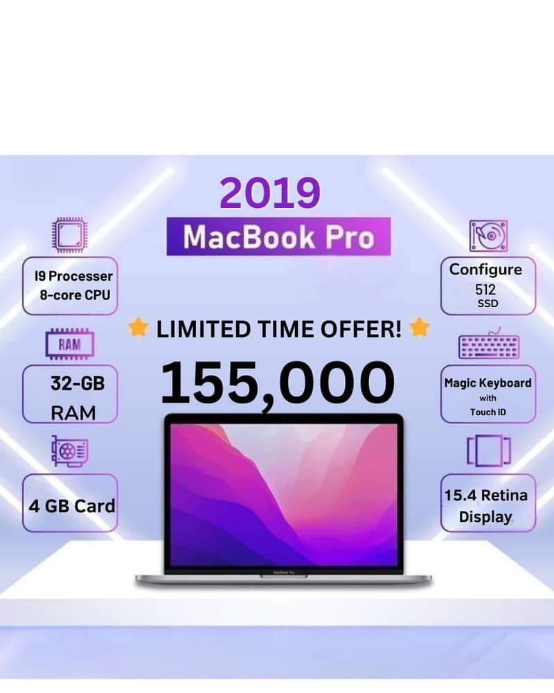 Apple MacBook Pro 2019 Core i9 9th Gen - Laptops - 1098351843