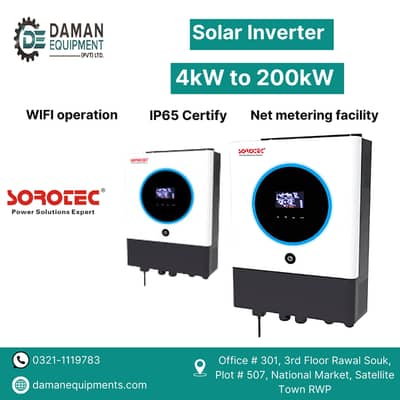 Sorotech Hybrid Solar Inverter REVO VM IV PRO T 4kW - 3 Year Warranty ...