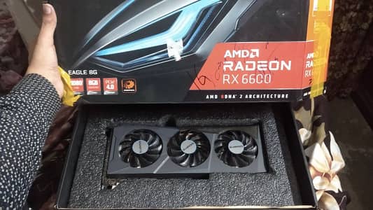 GIGABYTE RX 6600 9 GB CARD WITH BOX - Computer Components - 1098588296