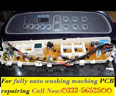 Fully automatic Washing Machine PCB kit control panel Repairing lab ...