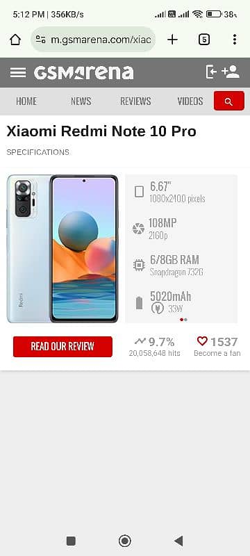 redmi note 10 pro - Mobile Phones - 1098677037