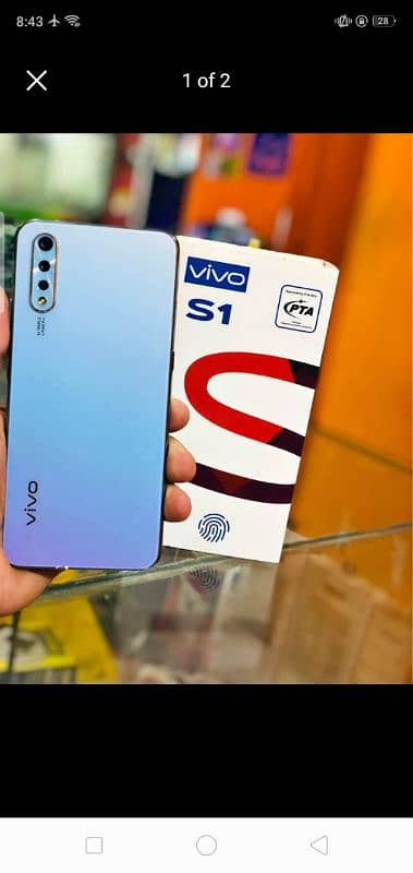 Vivo S1 6/128Gb PTA Approved - Mobile Phones - 1098681739