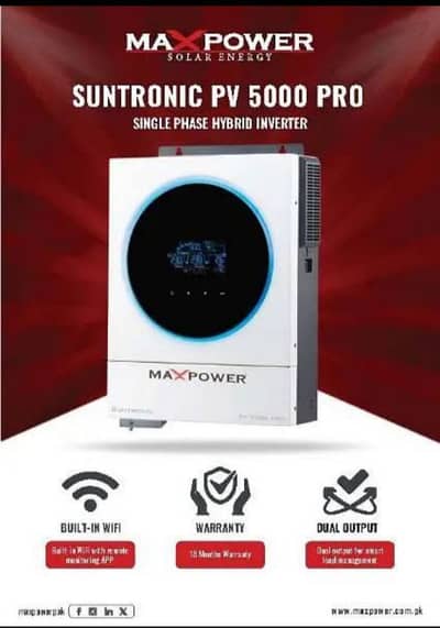 Maxpower 4kw pv5000 - Solar Inverter - 1098696643