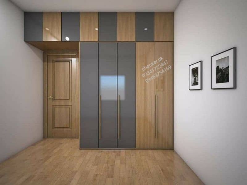 almari, upper cabinet style wardrobe, sliding cupboard,kitchen cabinet ...