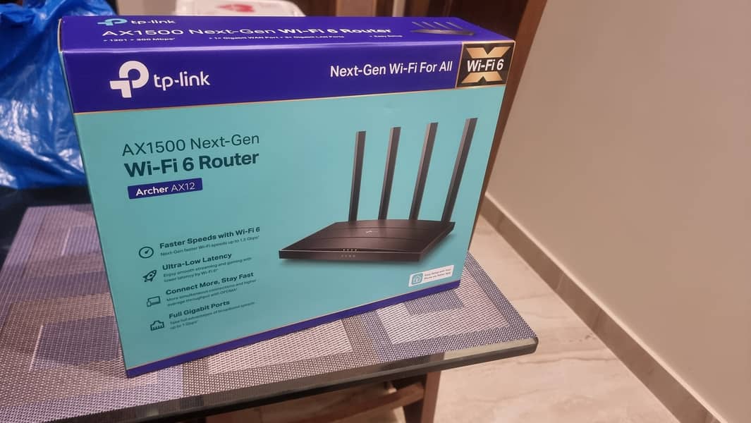 TP LINK Archer AX 12 Wifi 6 Router - Networking - 1098864756