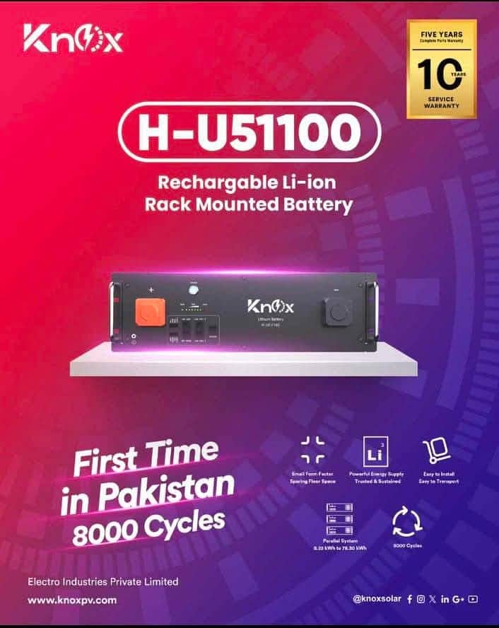 Lithium battery 8000 life cycle Knox - Batteries - 1099306481