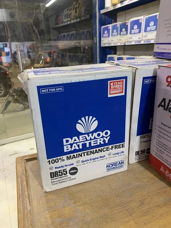 Daewoo DL-55 new battery box pack in wholesale price - Batteries ...